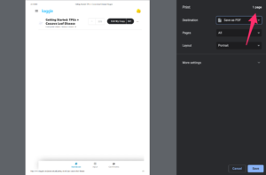 KaggleのNotebookをPDF保存・印刷する | cocoinit23